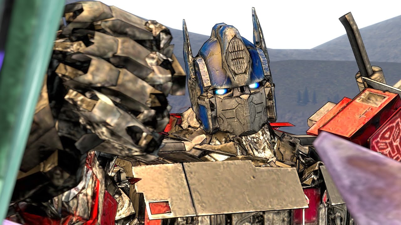 OPTIMUS PRIME FIGHTS TO SAVE BUMBLEBEE!! - Transformers Rise of the ...