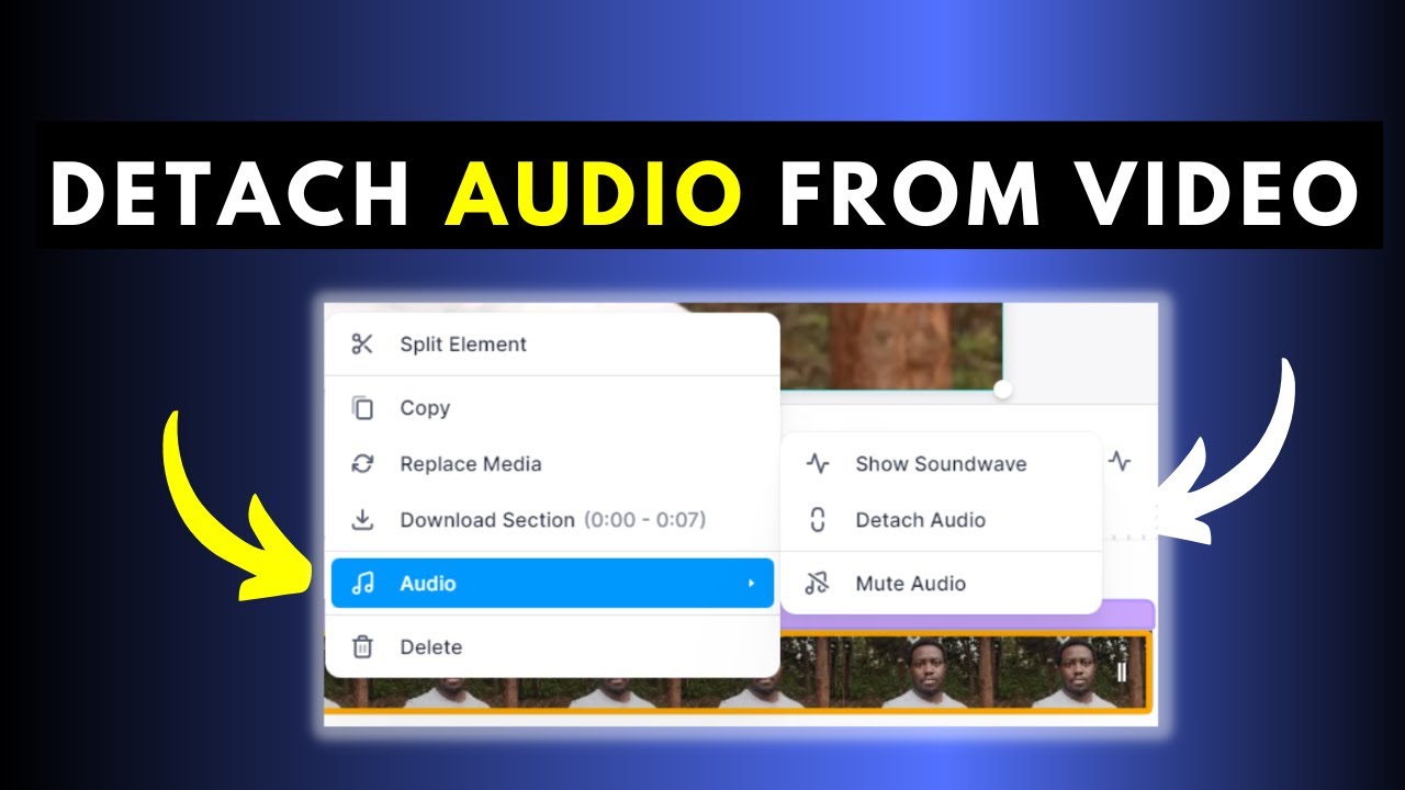 How To Detach Or Separate Video And Audio In Veed YouTube How To Detach Or Separate Video And Audio In Veed YouTube