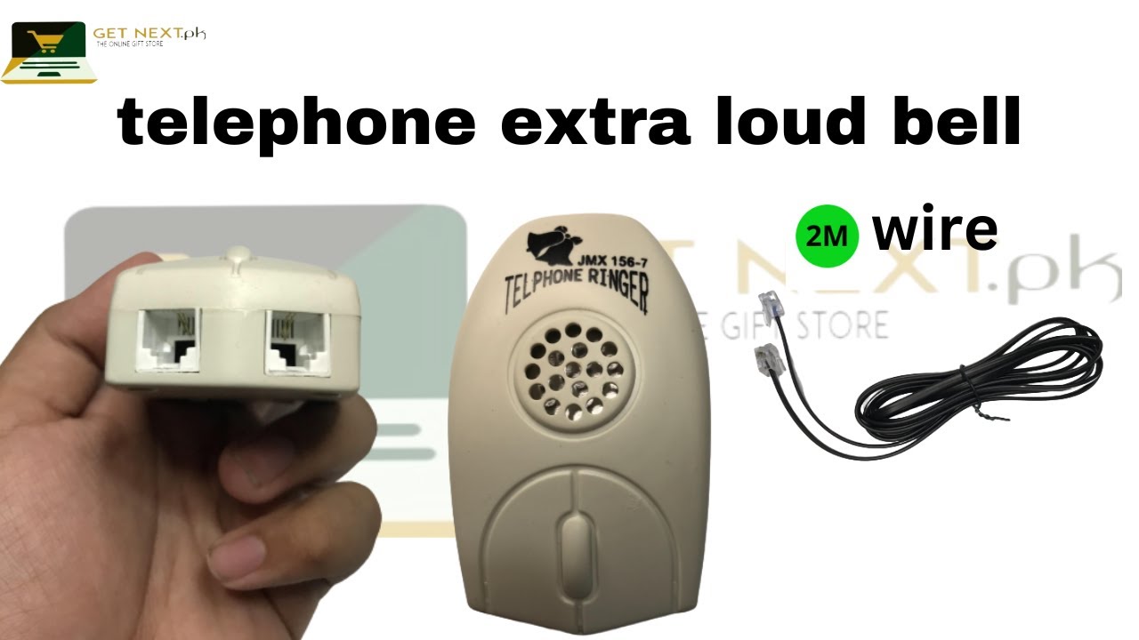 universal Landline Phone Bell Ringer Extra Loud Telephone Ring For ...