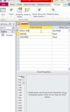 primary key in access|access for beginners in Hindi| data base ...