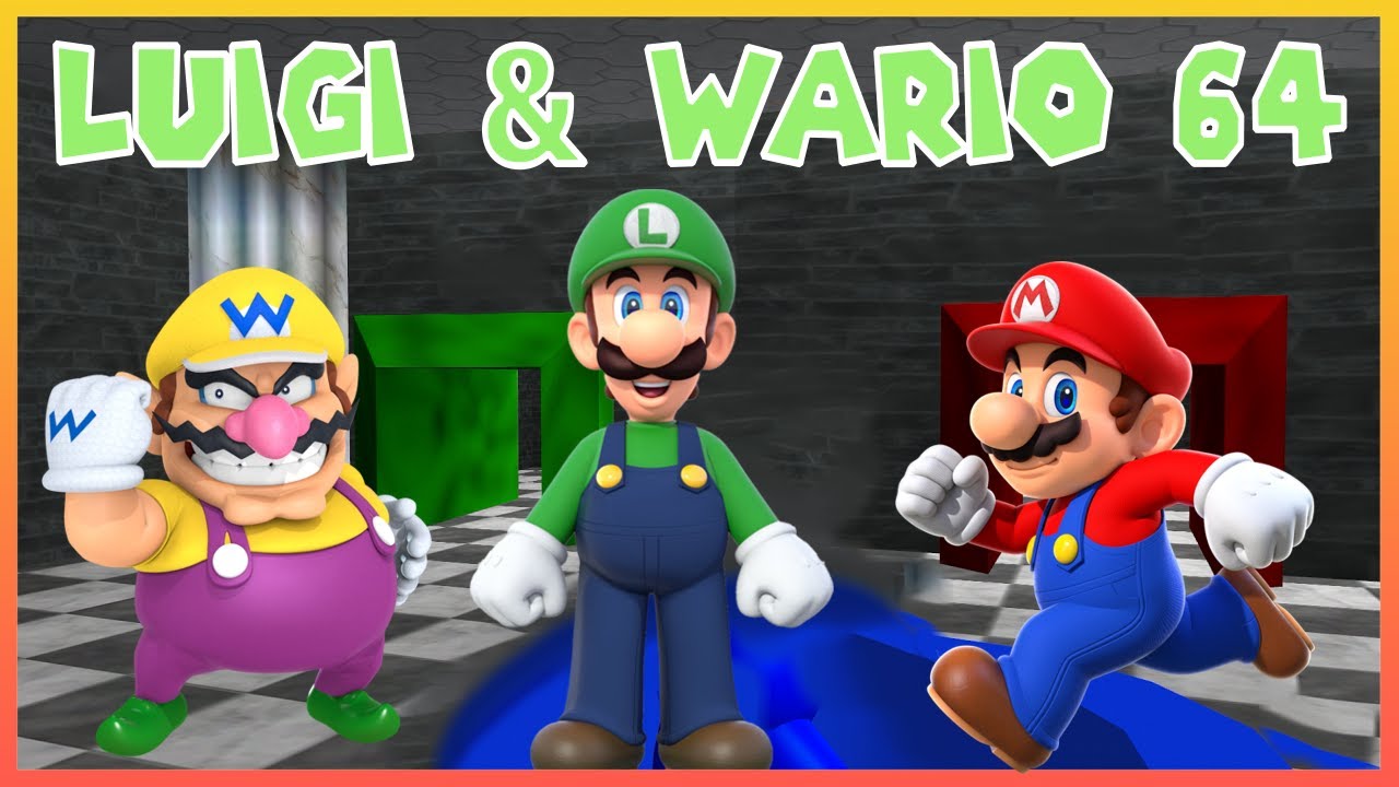 Super Mario 64 How To Unlock Luigi, Wario Tutorial Render96 - YouTube