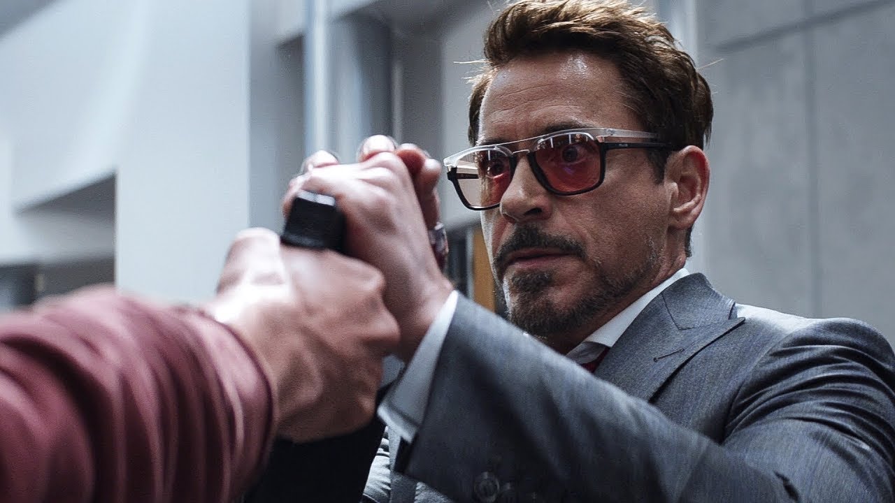 Bucky's Breakout Scene Iron Man vs Bucky Captain America Civil War 2016 ...