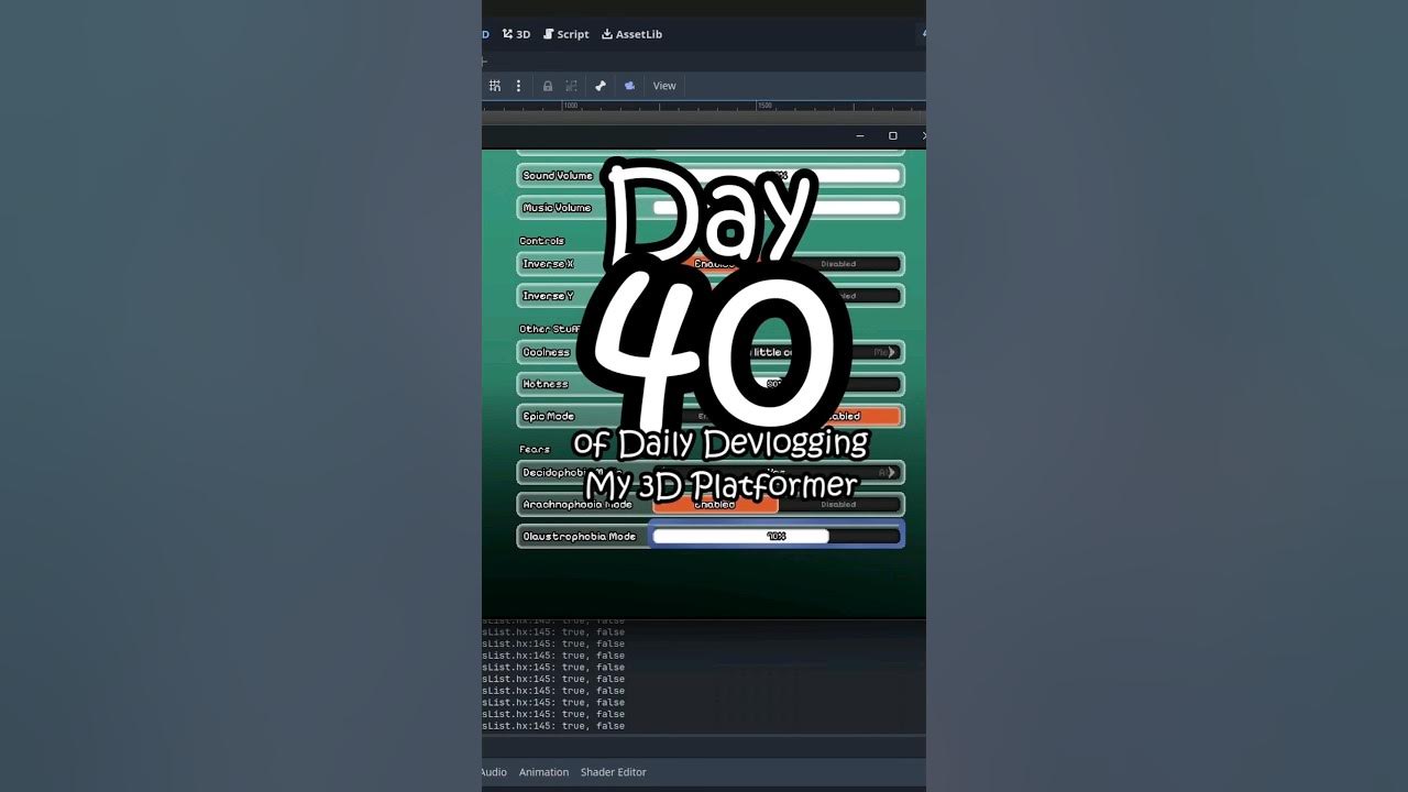 day 40 of daily game devlogs. WE GON MAKE IT OUT W THIS ONE. #godot #godotengine #gamedev - YouTube