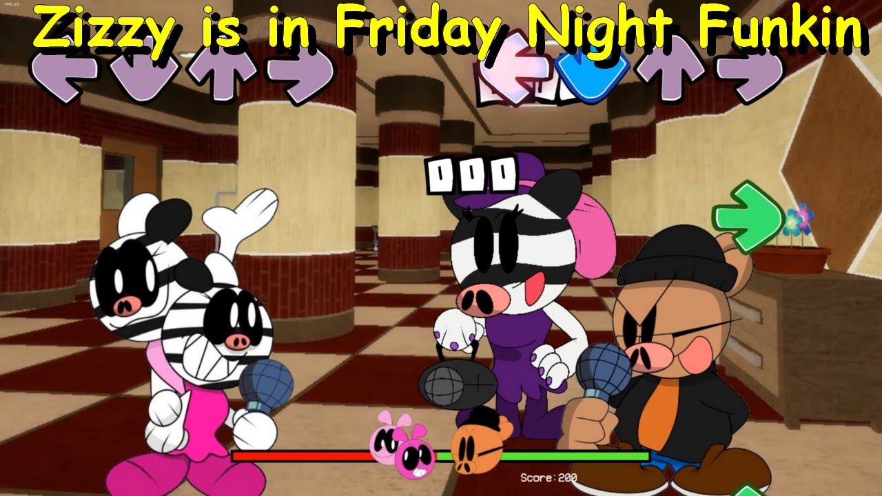 Zizzy is in Friday Night Funkin - Friday Night Funkin Mod - YouTube