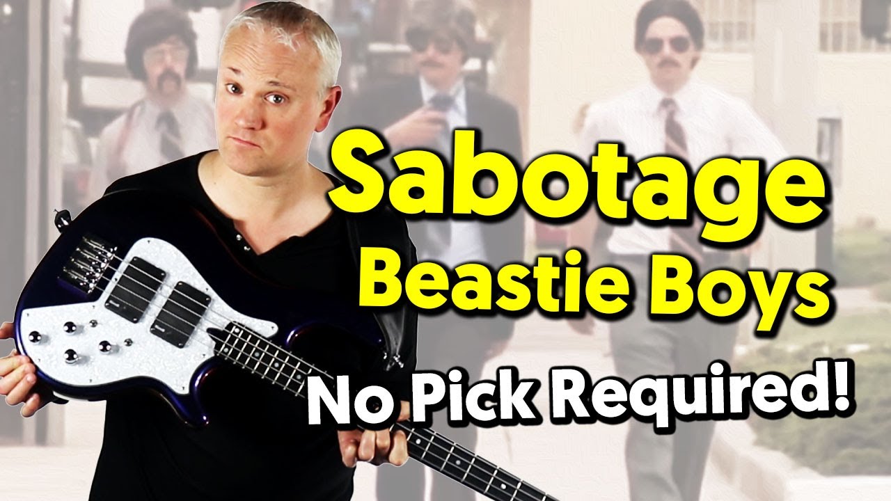 Sabotage - Beastie Boys... No Pick Required! (tabs and tutorial) - YouTube