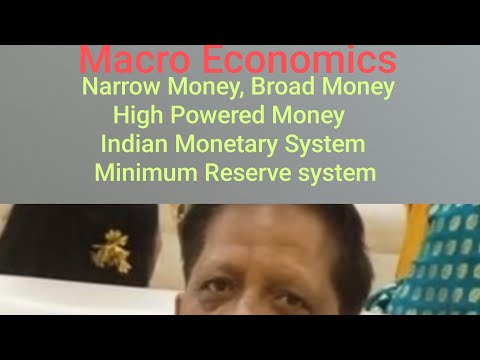 Narrow Money, Broad money, High Powered Money, Indian Monetary System ...