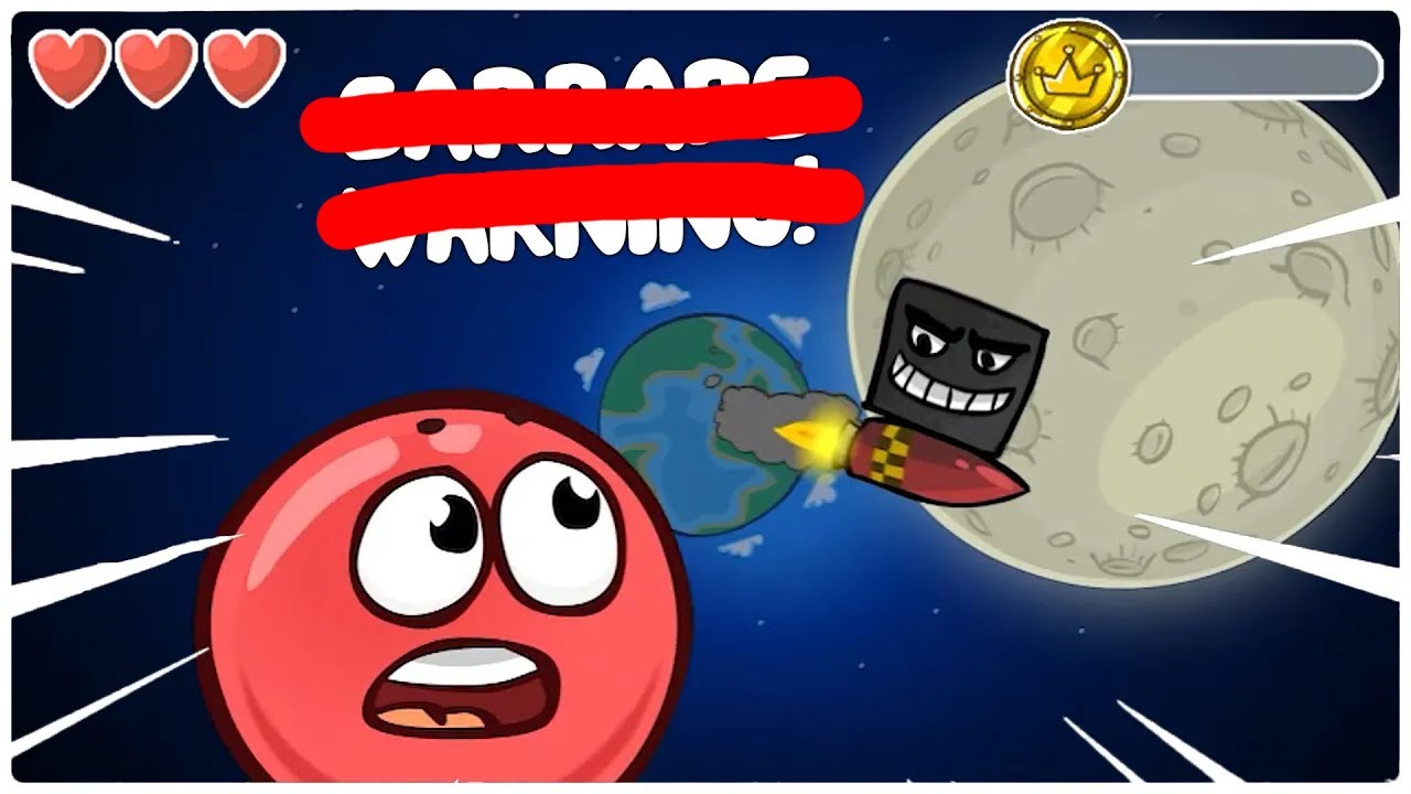 Red Ball 4 - Battle for the Moon - All Levels - Fast to Slow Motion ...
