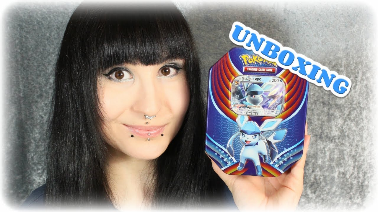 Unboxing Glaziola GX Tin Box Pokémon TCG SM07 Sturm am Firmament - YouTube