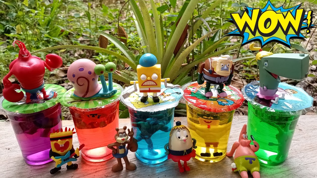 Mencari Mainan Spongebob di Dalam Minuman Boba, Patrik, Squidward ...
