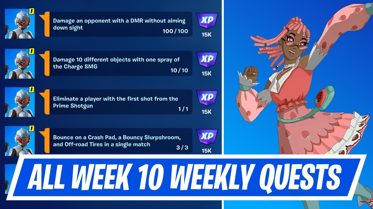 Fortnite Week 10 Quests Guide - How to complete Week 10 Weekly ...
