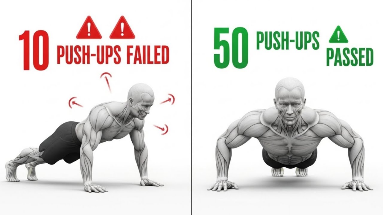 Why Most People Fail at Push-Ups — And How to Reach 50+ Reps ! - YouTube