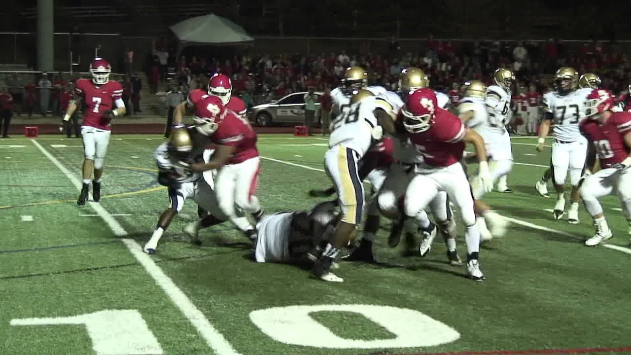 Running Back Killed by Eddie Gonzales Fast Regis vs Mullen Football ...