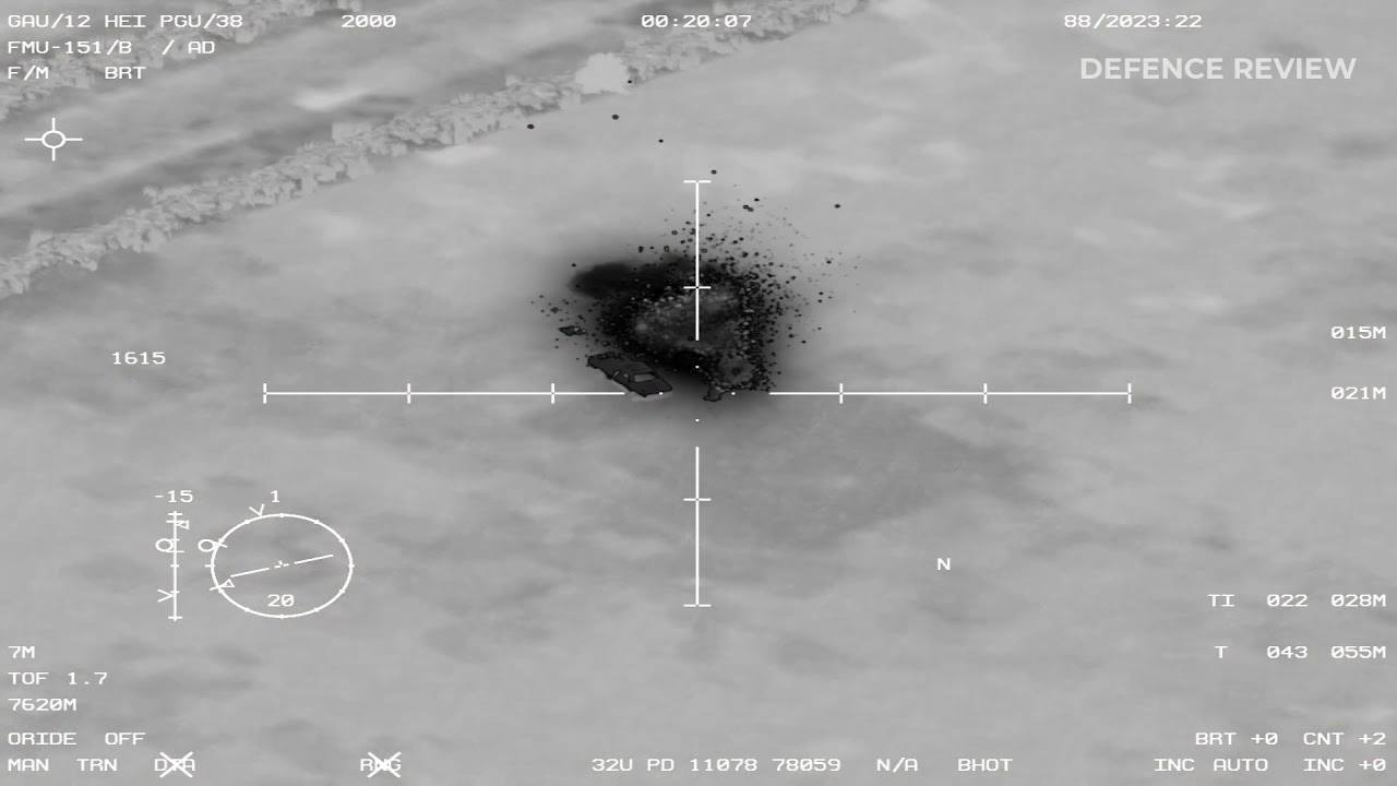 SPOOKY AC-130 Gunship Firing At Night Attack On Insurgents - Lights up ...