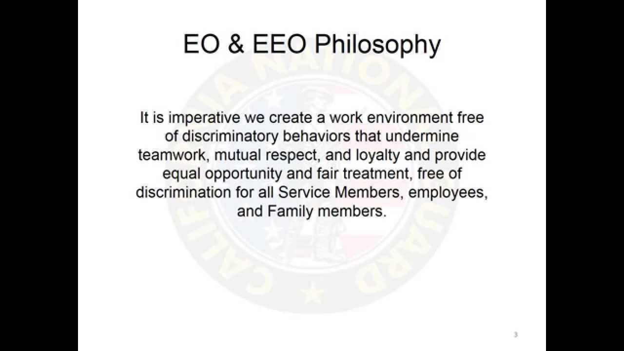 Equal Employment Opportunity (EEO) - YouTube