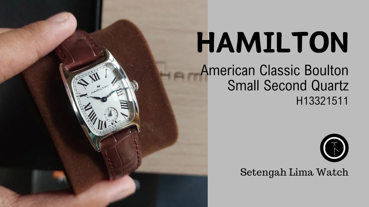 Hamilton American Classic Boulton Small Second H13321511 Dress Watch ...