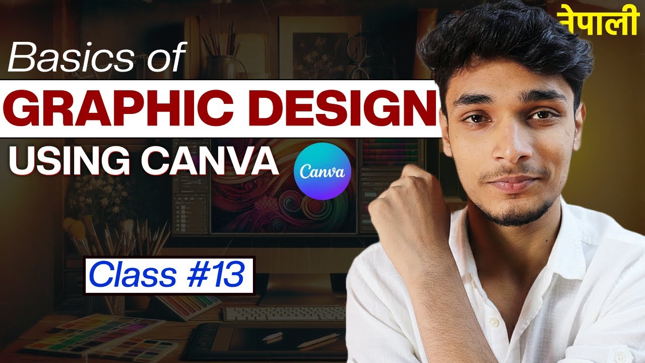Basics of Graphic Design Using Canva - Basic Computer Course Class 13 ...
