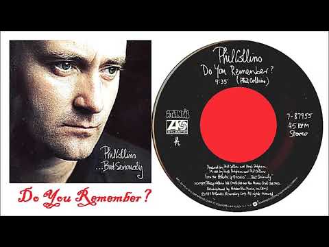 Phil Collins Do You Remember Vinyl Youtube