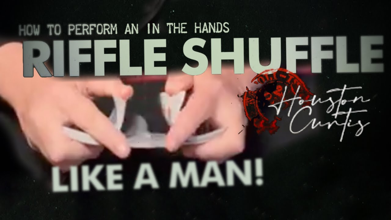 In the hands Riffle Shuffle - Tutorial! #poker #cardgame #cardtrick # ...
