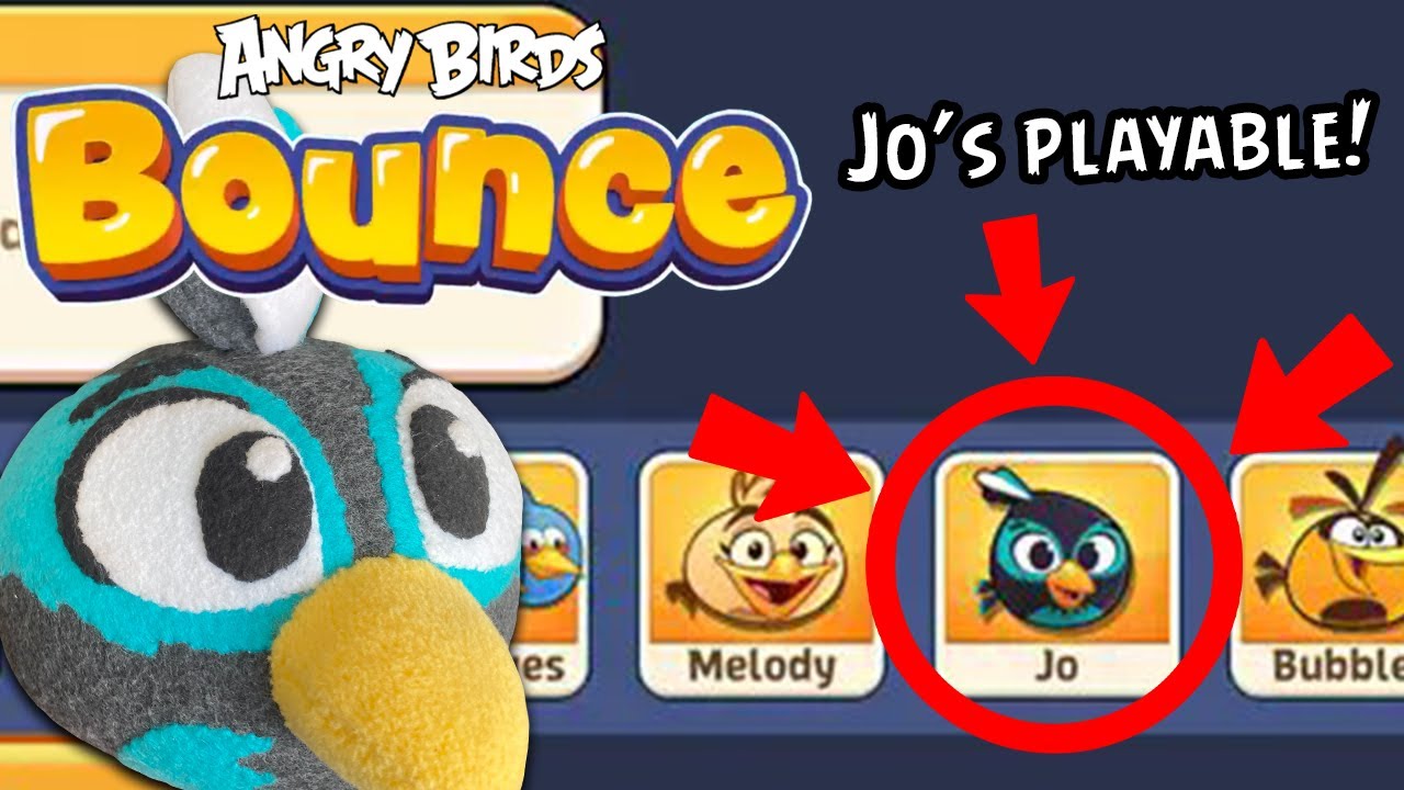 Jo is Finally Playable in Angry Birds Bounce - Angry Birds Plush Short ...