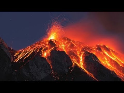 Lava flow currently active shield volcano from Kilauea in Hawaii - YouTube
