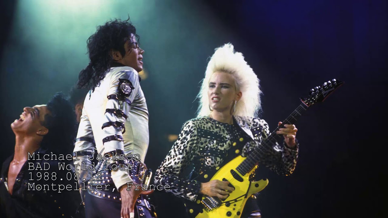 EXCLU : Michael Jackson - Bad World Tour - Live Montpellier, France ...
