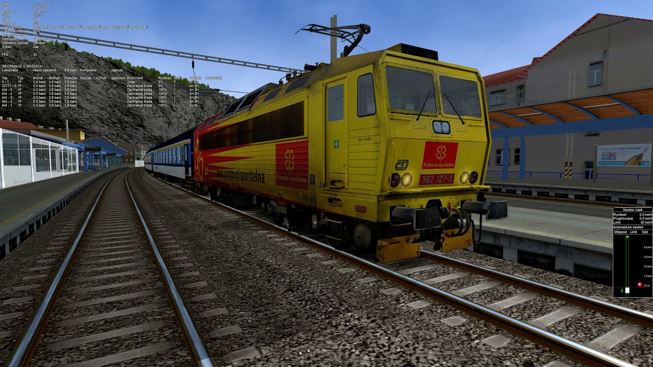 OpenRails - úprava brzd 1.část - YouTube