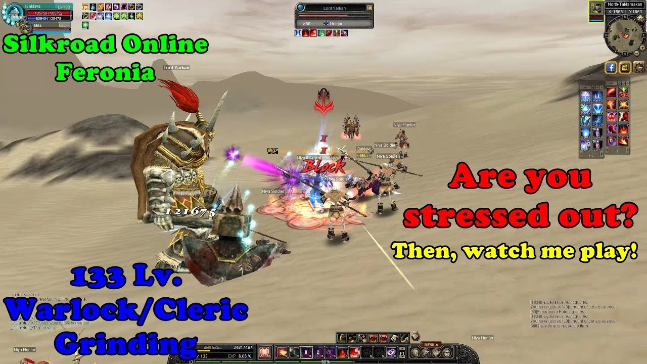 Silkroad Online 2020 - Feronia - 133 Lv. Warlock/Cleric Grinding! - YouTube