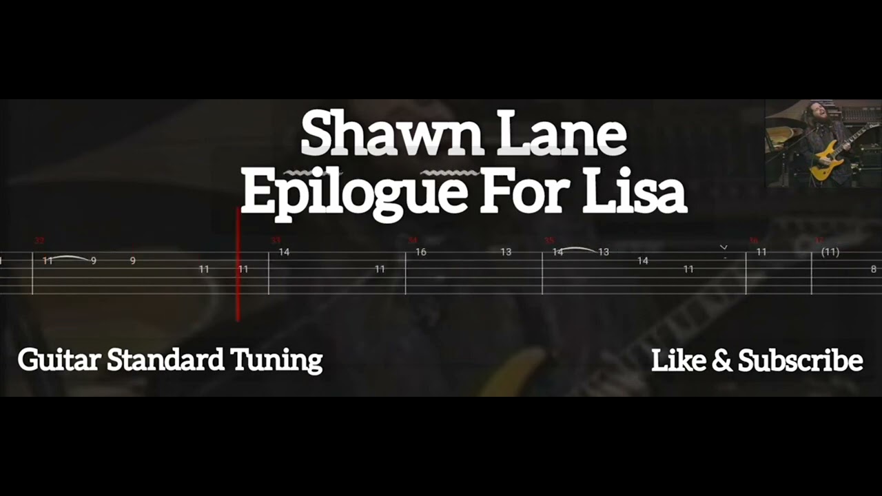 SHAWN LANE - EPILOGUE FOR LISA ( TAB GUITAR ) - YouTube