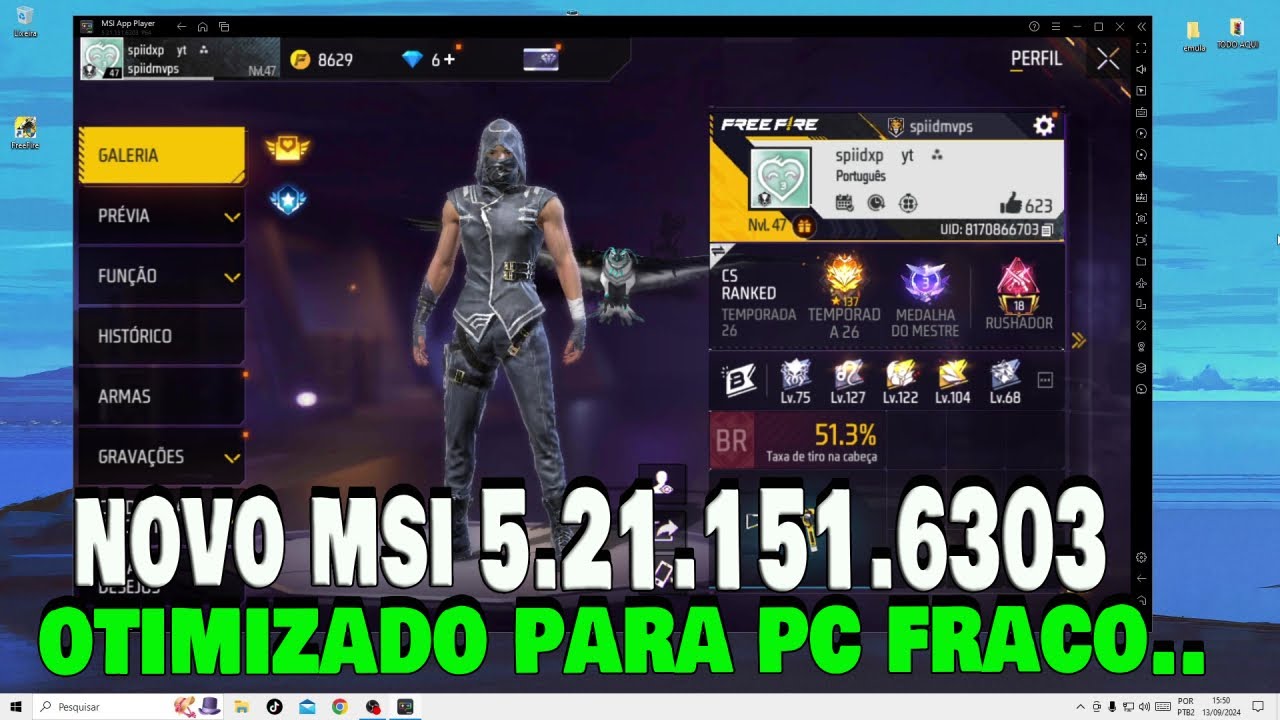 DOWNLOAD DO NOVO MSI 5.21 RODA EM PC FRACO ? EMULA MUITO OTIMIZADO🔥👌🚀 ...