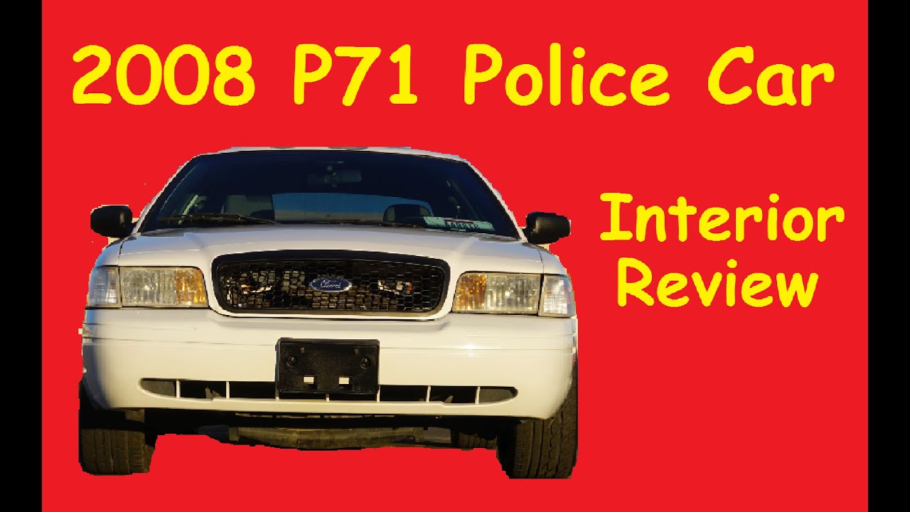 Ford Crown Victoria P71 Interior Video Police Car Video - YouTube