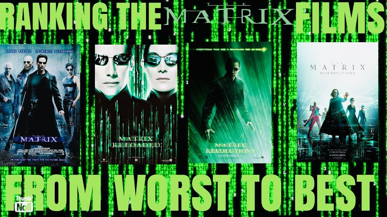 Ranking THE MATRIX franchise from worst to best - YouTube