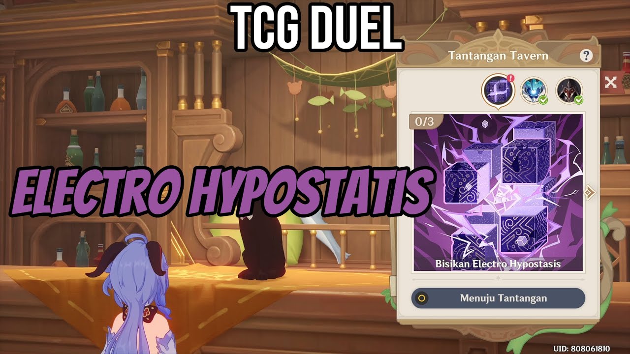 Genius Invokation TCG : Duel Boss Electro Hypostatis - Genshin Impact ...