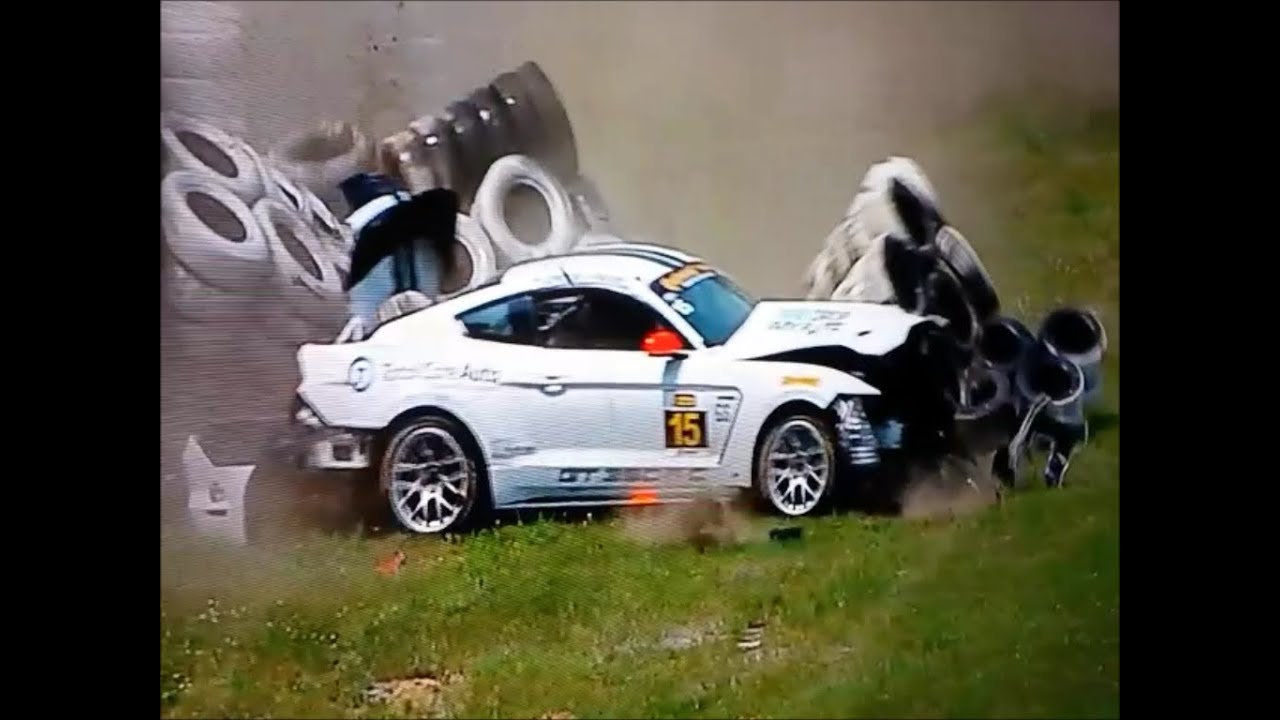 2016 Hard Practice crash @ Mosport - Continental Tire Sports Car ...