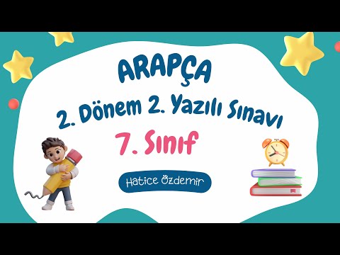 7. Sınıf Arapça 2. Dönem 2. Yazılı Sınavı | Açık Uçlu Soru Çözümü