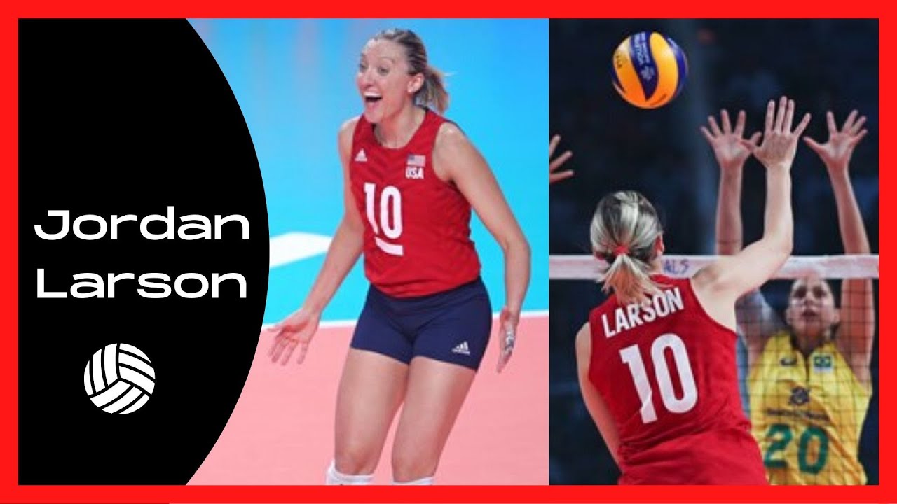 Jordan Larson: Volleyball Outside Hitter Attacking Montage - YouTube
