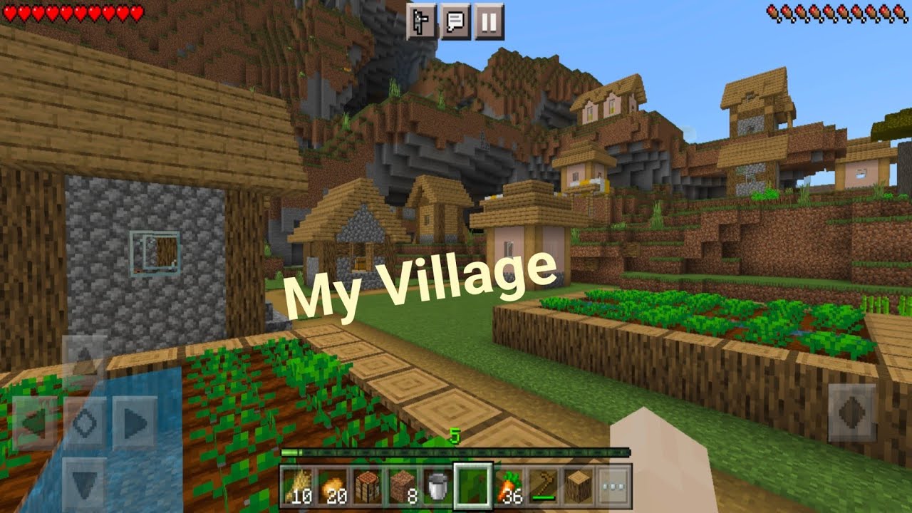 How to play Minecraft on mobile || Minecraft survival series #1 on ...