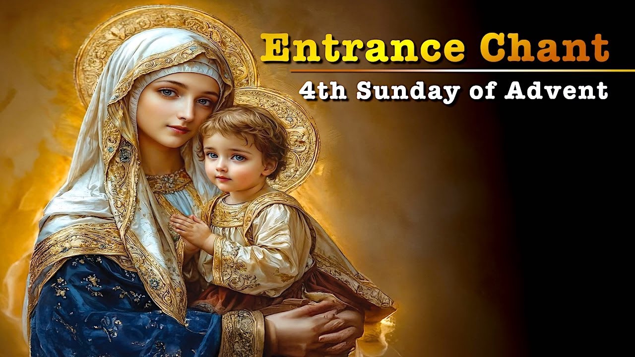 “Rorate Cæli” Entrance Chant 4th Sunday of Advent (Gregorian Chant in ...