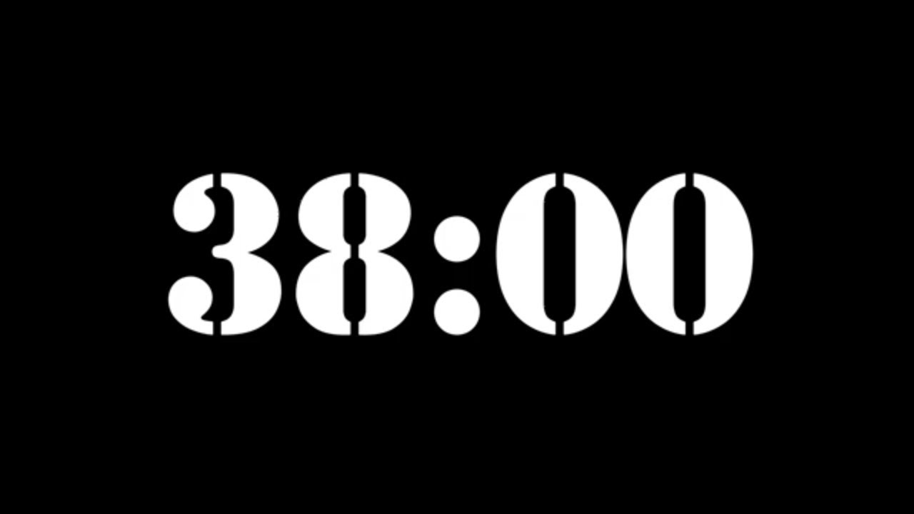 38 Minute Timer | 2280 Second Timer | 38 Minute Countdown - YouTube