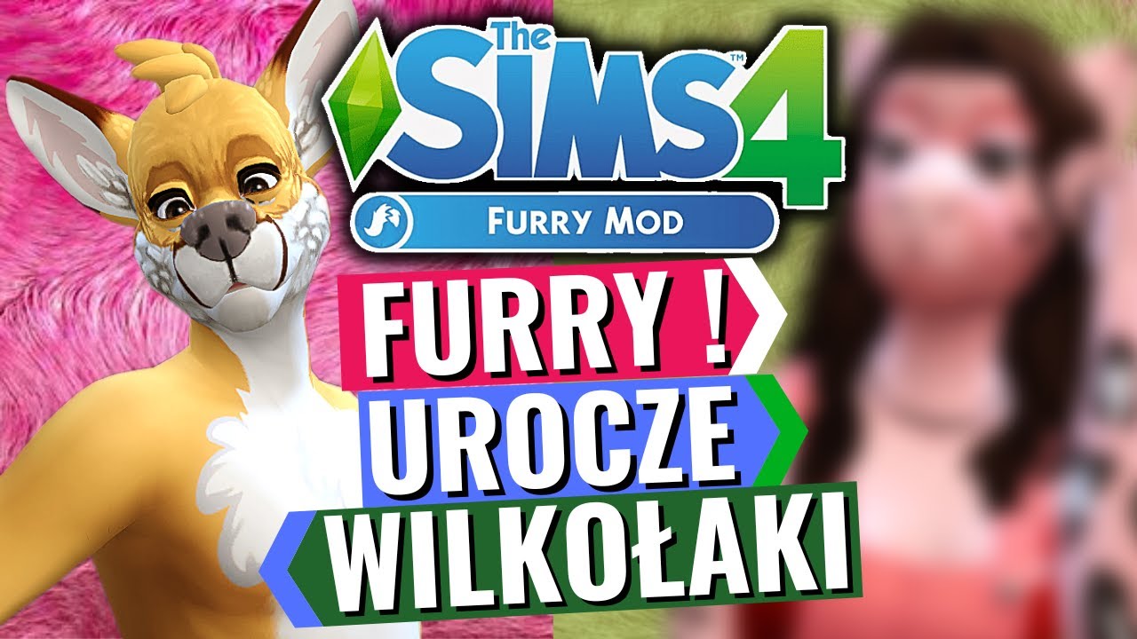 FURRY MOD ! To jak słodkie WILKOŁAKI w THE SIMS 4 - YouTube