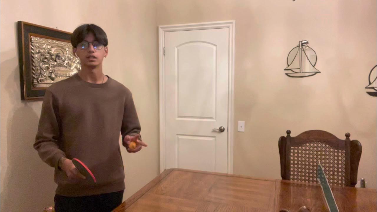 Projectile Motion of a Ping Pong Ball - YouTube
