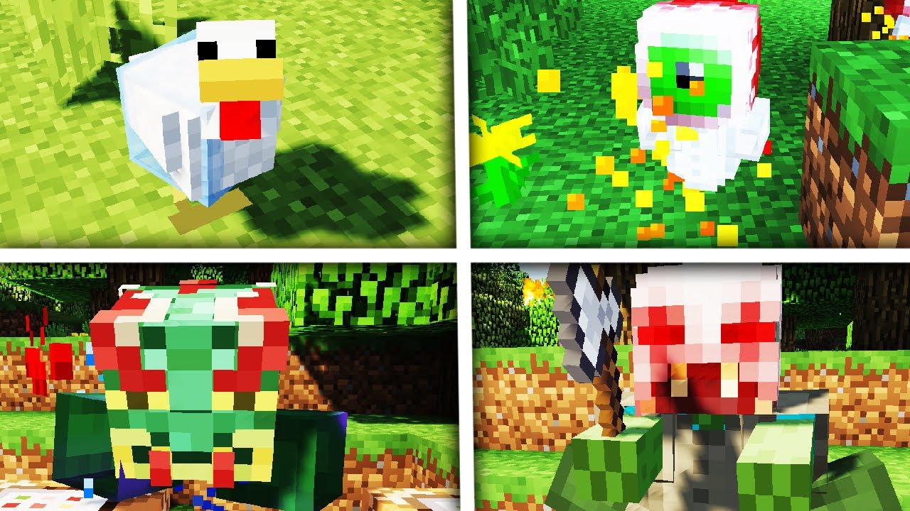 4 NOWE SUPER MOBY W MINECRAFT 1.12 - YouTube