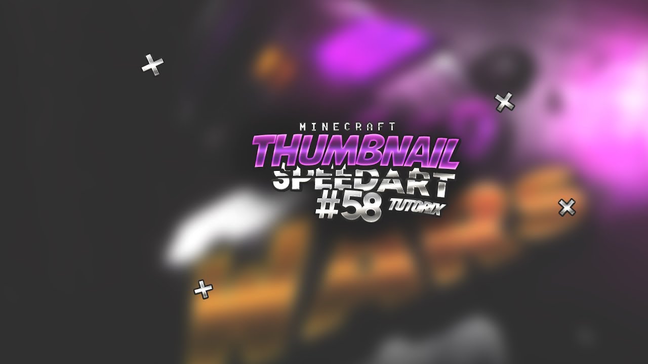 Minecraft Thumbnail Speedart → [058] 🔖 by Tutorix - YouTube
