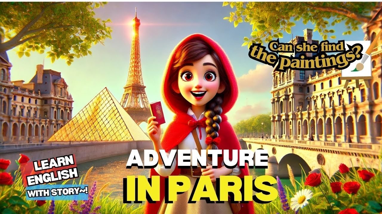 🗼Advanture in Paris: Learn Practical English with Stories🌟 - YouTube