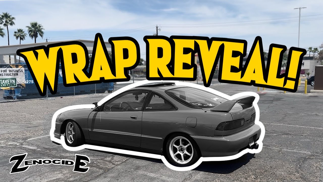 ITS FINALLY DONE! | INTEGRA VINYL WRAP REVEAL!!! 🔥🔥 - YouTube