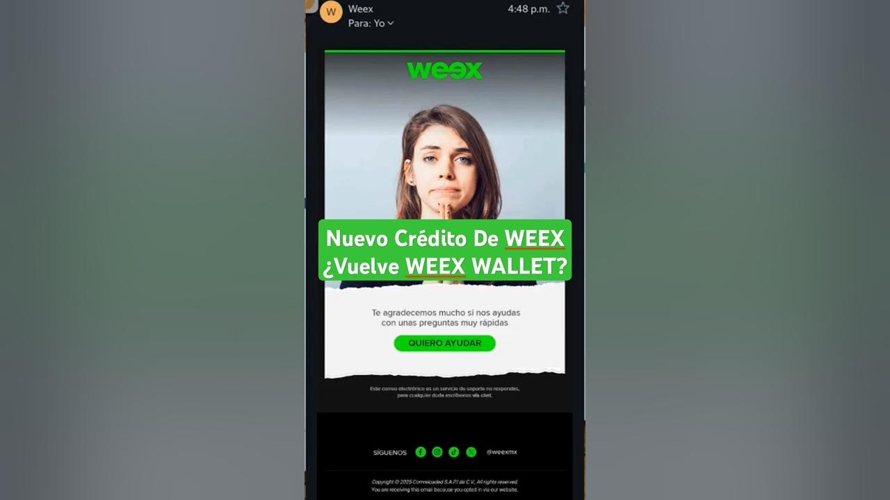 #Nuevo #Crédito De #WEEX ¿Vuelve Weex Wallet? | #M2 #SHORTS - YouTube