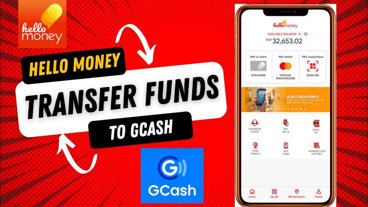 TRANSFER FUNDS FROM HELLO MONEY APP TO GCASH - YouTube