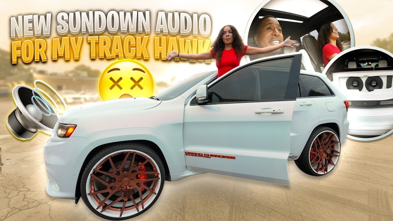 PUTTING NEW MUSIC IN MY TRACKHAWK AND I LET HER DRIVE IT - YouTube