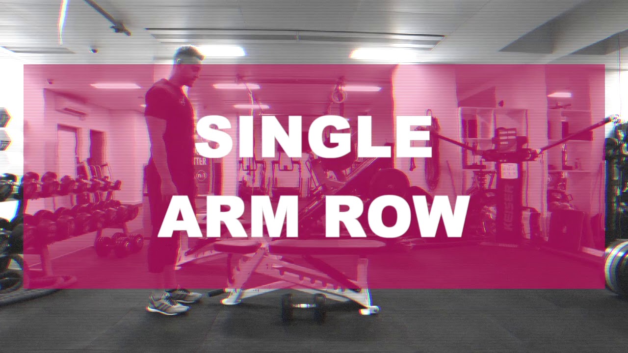 How to do a Single Arm Row | 25 Gym Moves In 25 Days | DAY 3 - YouTube