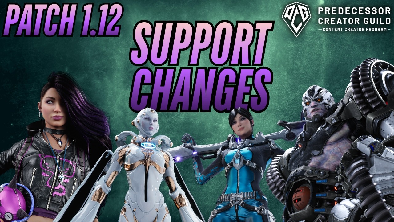 ALL SUPPORT HERO CHANGES! | Predecessor Patch 1.12! Everything You Need ...