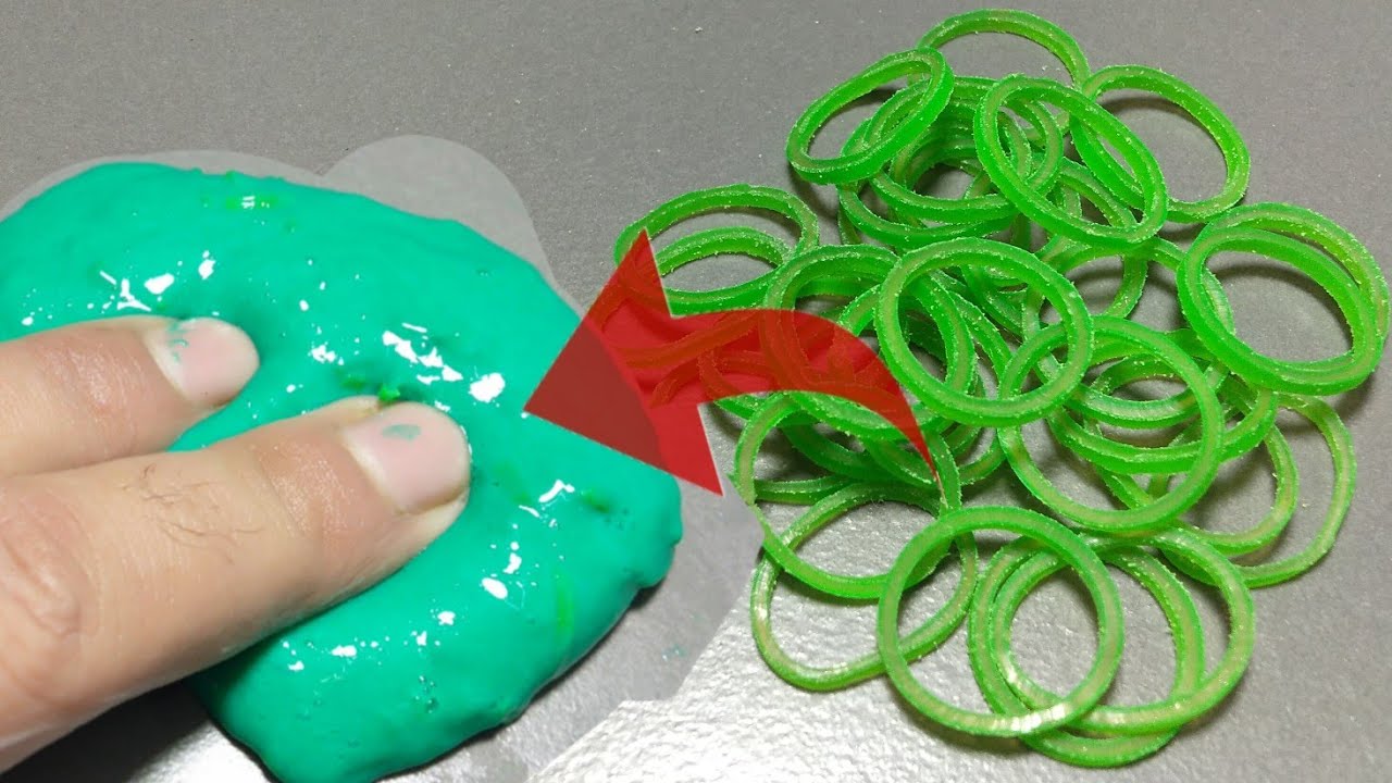 Rubber Bend Slime,How to make slime from Rubber Bend and Glue?Glue and ...